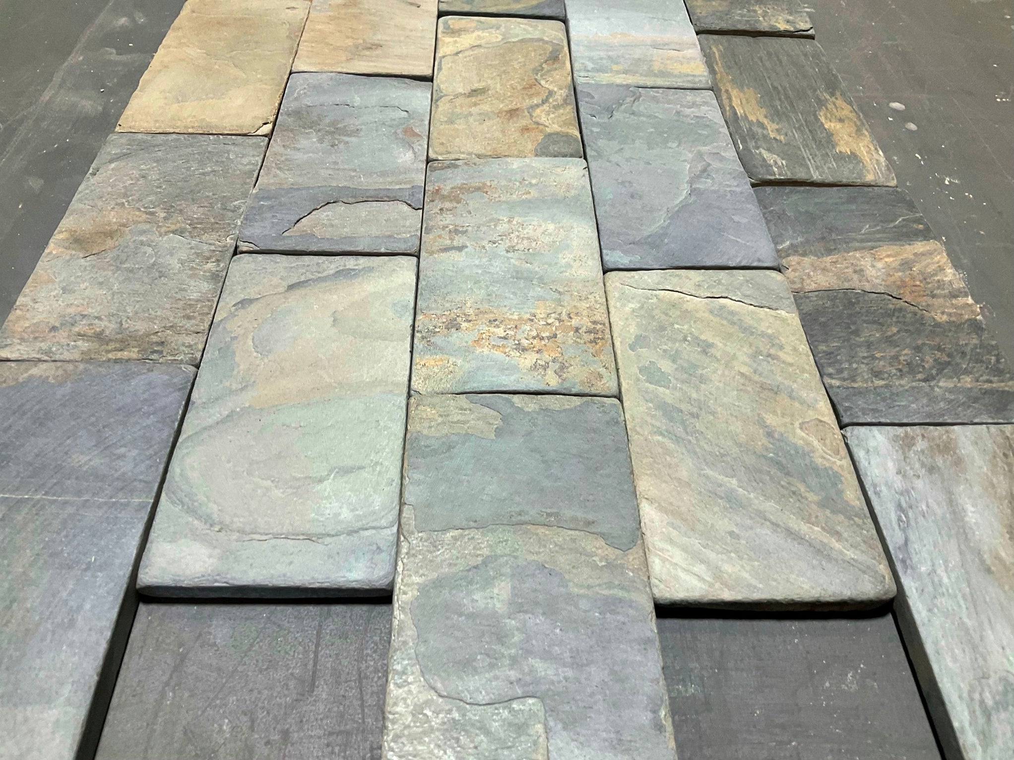 California Gold Tumbled Slate Tile | Lowest Price — Stone & Tile Shoppe ...