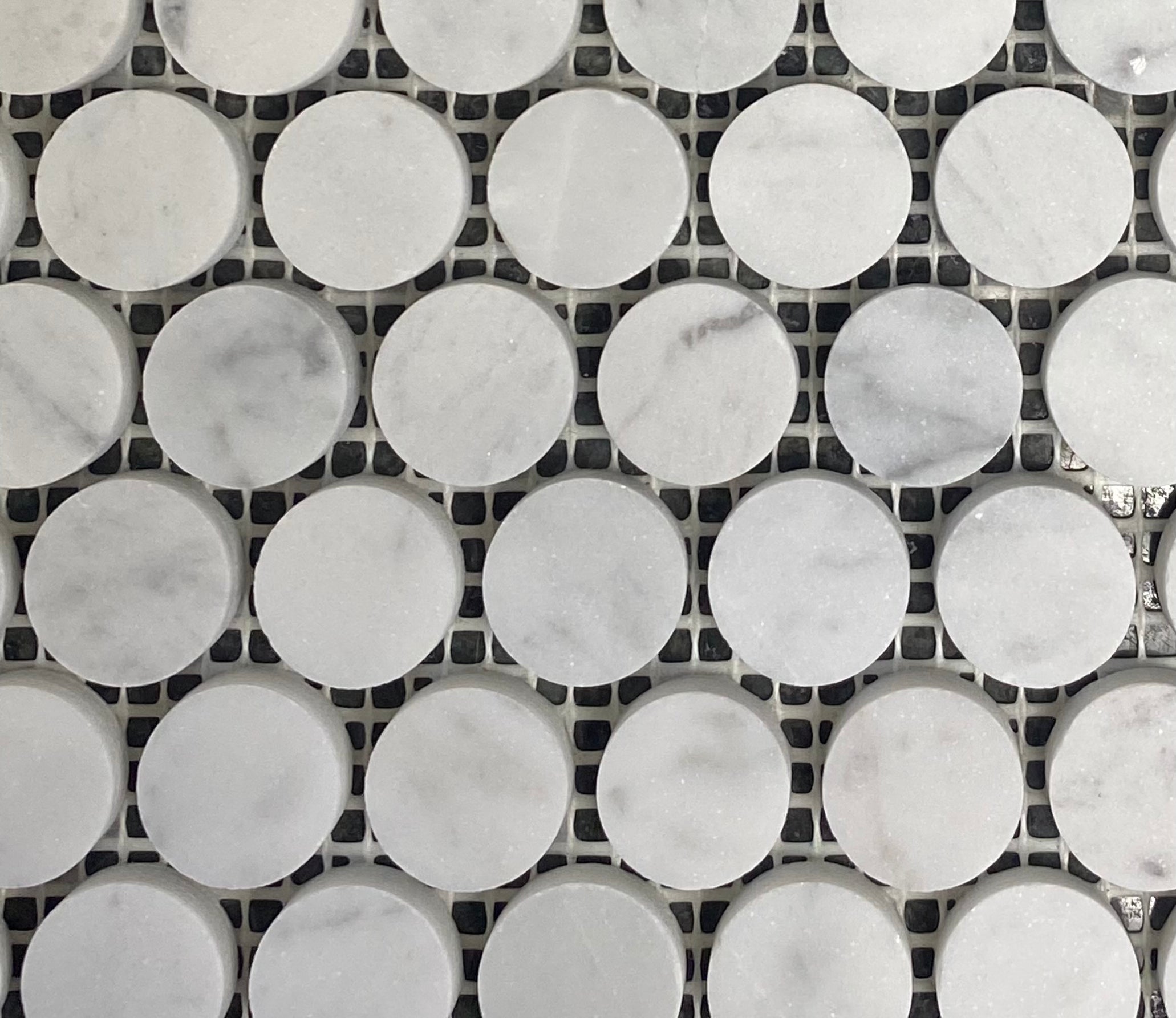 Carrara Venatino Honed Marble Mosaic | Lowest Price — Stone & Tile ...