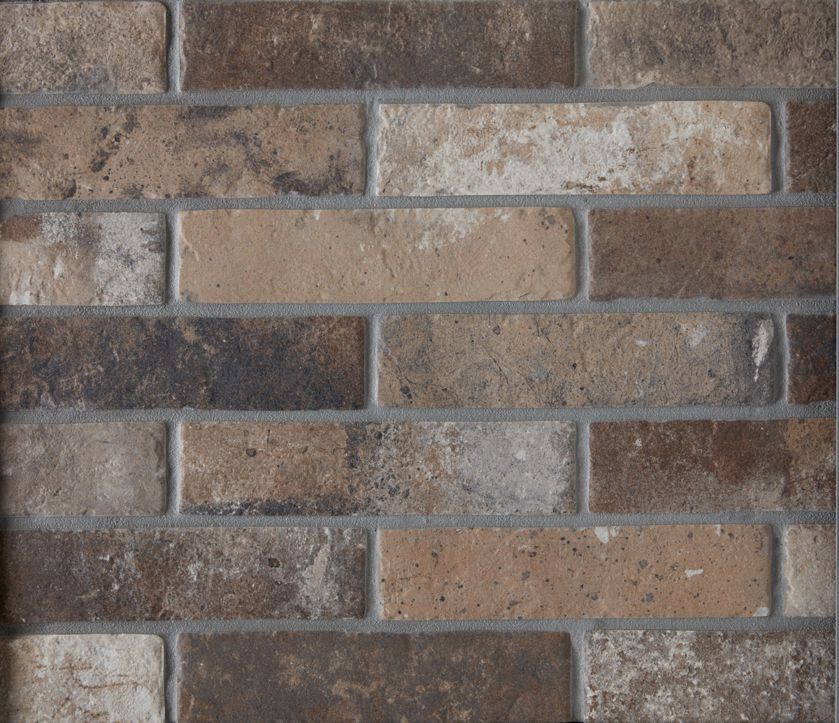 Arizona Tile Castle Brick Brown Matte Porcelain Tile | Lowest Price ...