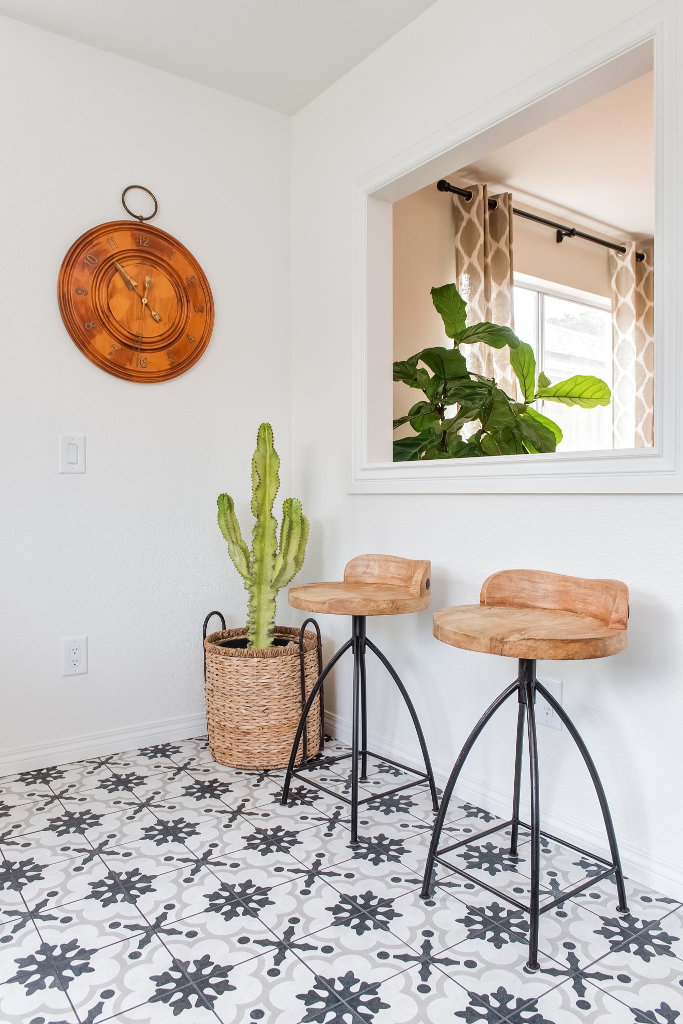Arizona Tile Cementine Black & White 2 Natural Porcelain Tile — Stone ...