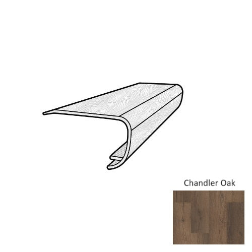 COREtec Pro Plus 01011 Chandler Oak Vinyl Overlap Stairnose — Stone ...