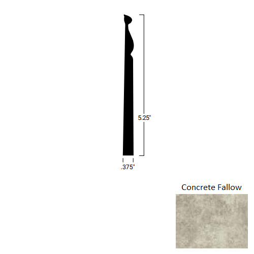 Tarkett Johnsonite MK6 Concrete Fallow Masquerade Wall Base — Stone ...