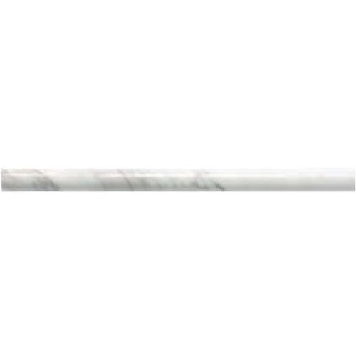 Daltile Marble M313 Contempo White Honed & Polished Pencil Rail — Stone ...