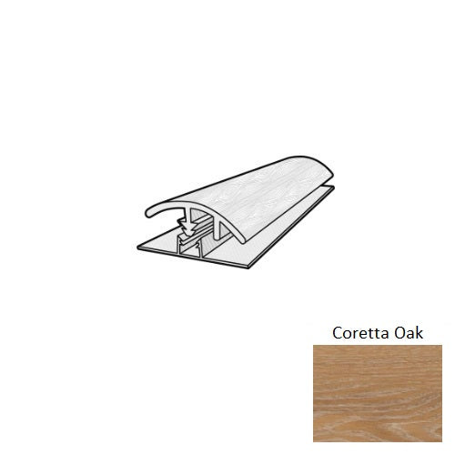 COREtec Plus Premium 9 Inch 02908 Coretta Oak UV Acrylic Vinyl Reducer ...