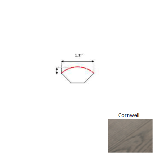 HF Designs Aquaproof Cornwell Embossed Quarter Round | Lowest Price ...
