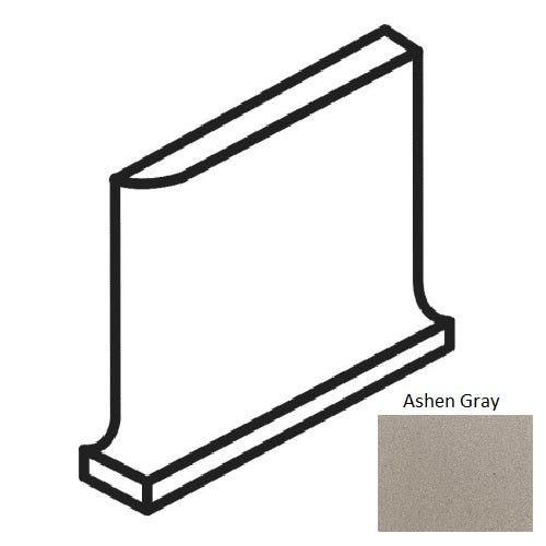Daltile Quarry Textures 0T03 Ashen Gray Matte Cove Base Outcorner Left ...