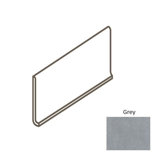 Daltile Cohesion CO25 Grey Matte Porcelain Cove Base | Lowest Price ...