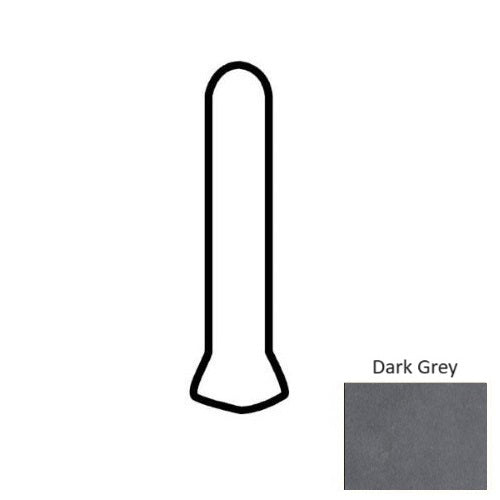 Daltile Cohesion CO26 Dark Grey Matte Porcelain Cove Base Outcorner ...