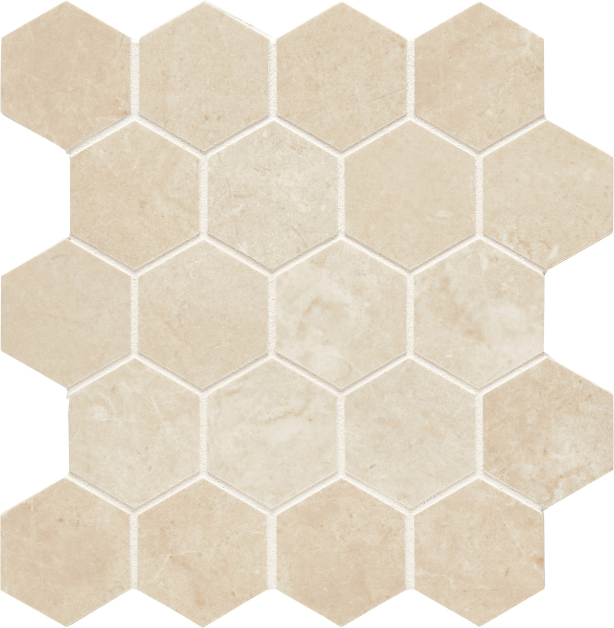 Arizona Tile Themar Crema Marfil Matte & Polished Porcelain Mosaic ...