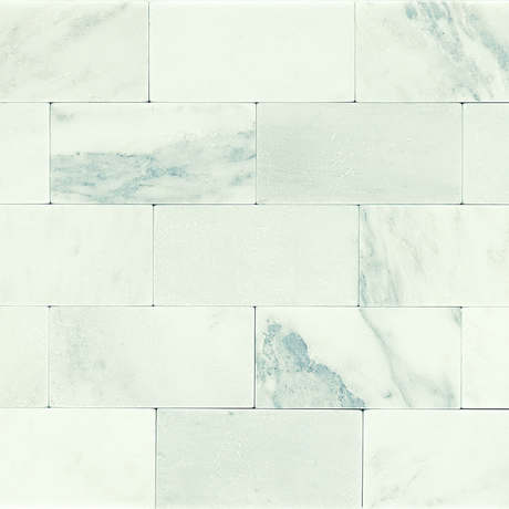Daltile Marble M190 First Snow Elegance Tumbled Marble Tile — Stone ...