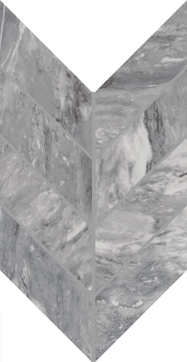 Daltile Marble Attache Lavish MA73 Stellar Grey Polished Porcelain ...