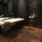 Daltile Multitude MU20 Domino Black Textured Wave Ceramic Tile — Stone ...