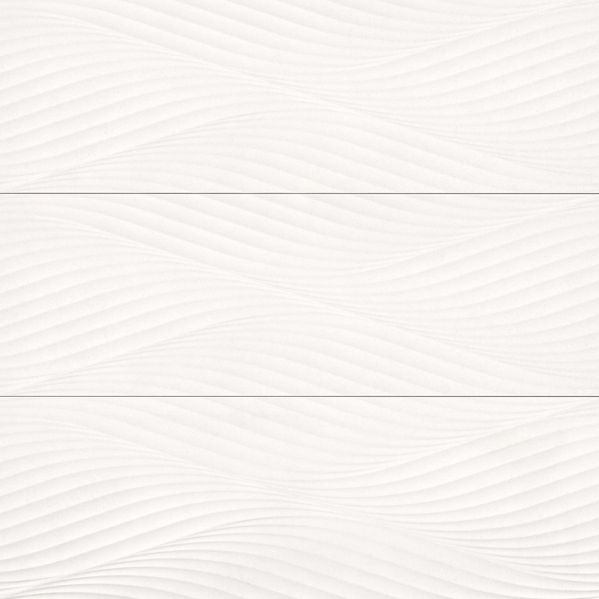 Bedrosians Donna WHI White Wave Deco Matte Ceramic Tile | Lowest Price ...