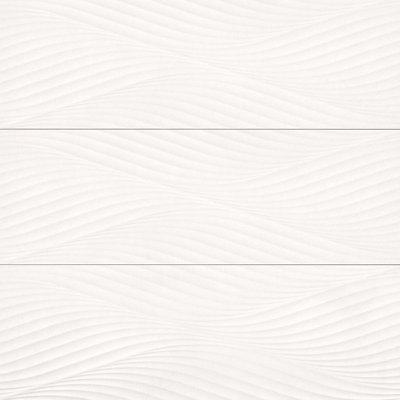 Bedrosians Donna WHI White Wave Deco Matte Ceramic Tile | Lowest Price ...
