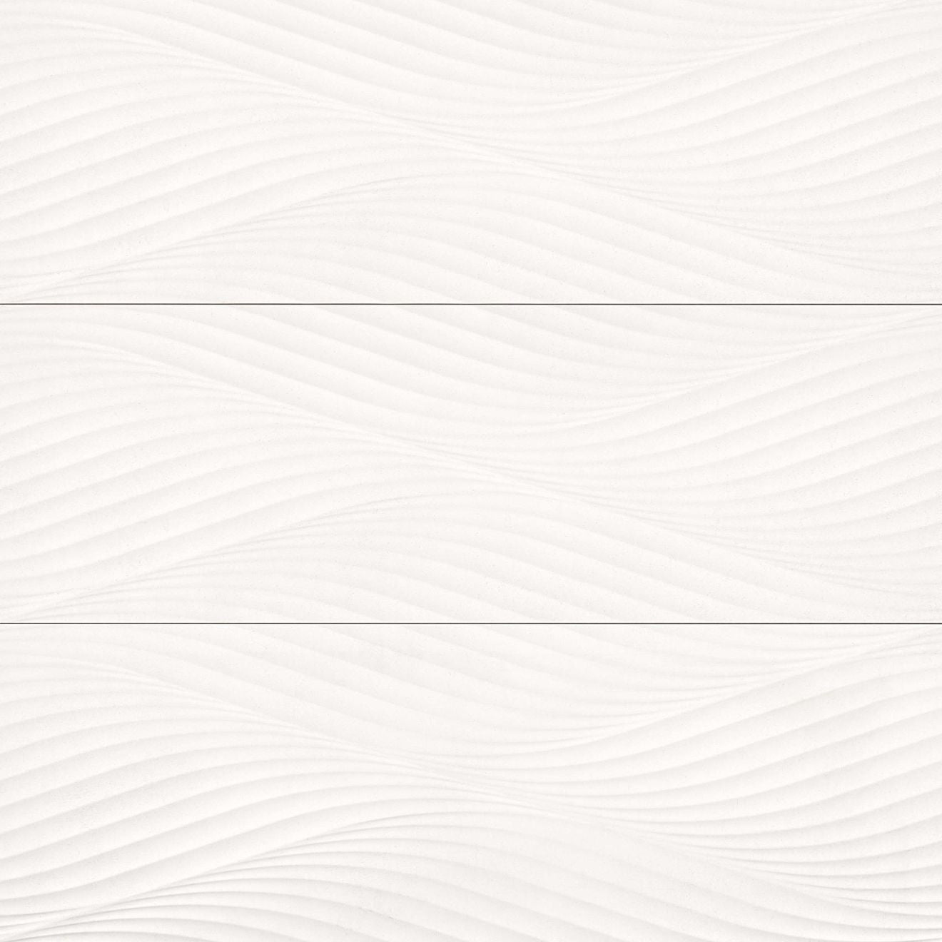 Bedrosians Donna WHI White Wave Deco Matte Ceramic Tile | Lowest Price ...