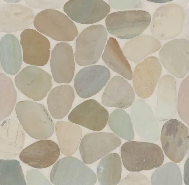 Bedrosians Waterbrook GO Golden Jumbo Sliced Pebble Natural Stone ...