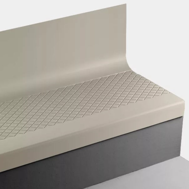 Tarkett Johnsonite Almond Angle Fit Stair Tread with Riser — Stone ...