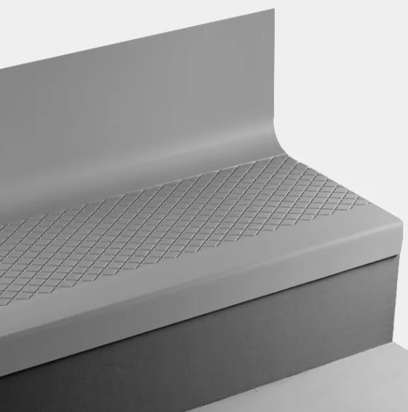 Tarkett Johnsonite Colonial Grey Angle Fit Stair Tread with Riser ...