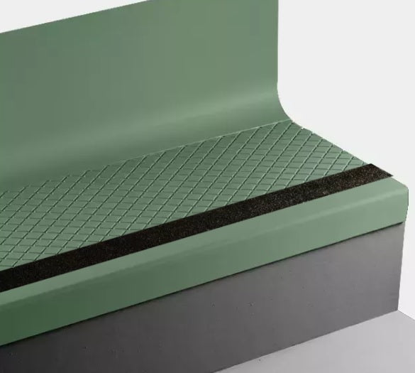 Tarkett Johnsonite Grinch Angle Fit Stair Tread with Riser — Stone ...