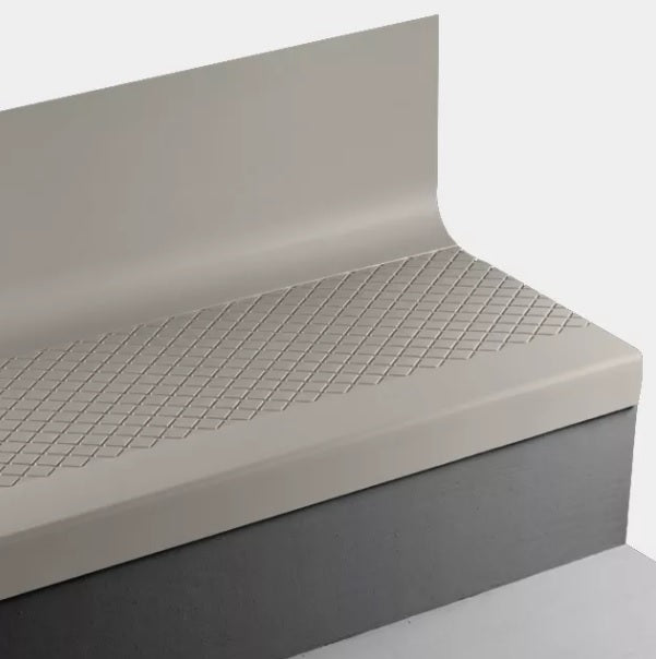 Tarkett Johnsonite Macadamia Angle Fit Stair Tread with Riser — Stone ...