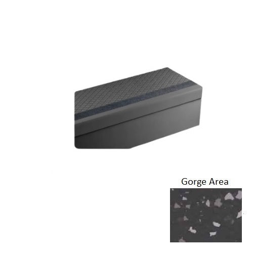 Tarkett Johnsonite Gorge Area Angle Fit Speckled Stair Tread without ...