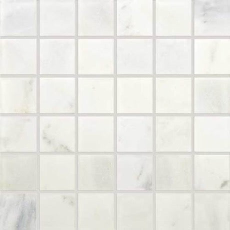 Daltile Marble M190 First Snow Elegance Honed Marble Mosaic — Stone ...