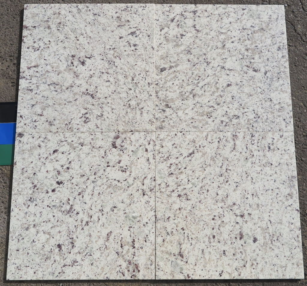 Dallas White Polished Granite Tile | Lowest Price — Stone & Tile Shoppe ...