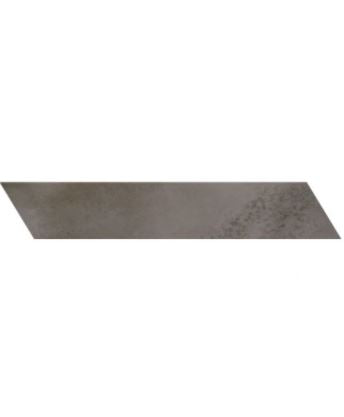 Eleganza Metal Max Moderne Dark Grey Chevron Right Porcelain Tile ...