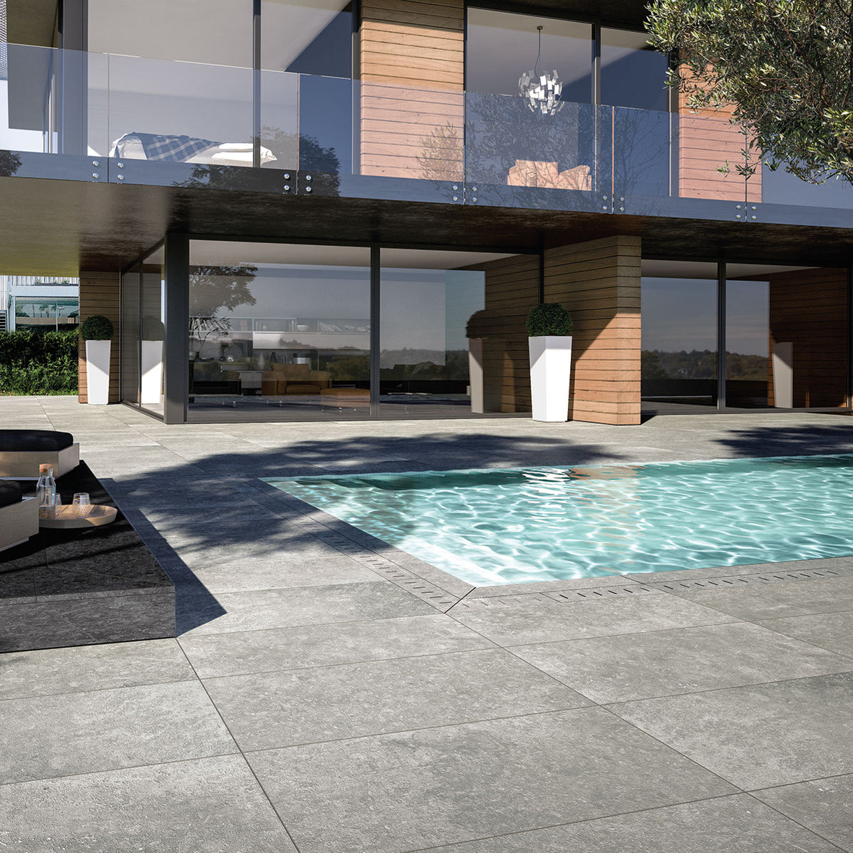 Daltile Diplomacy DP03 Dark Gray Matte Porcelain Paver — Stone & Tile ...