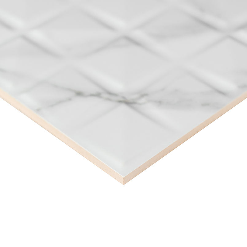 MSI Dymo Statuary Chex White Glossy Ceramic Tile | Lowest Price — Stone ...