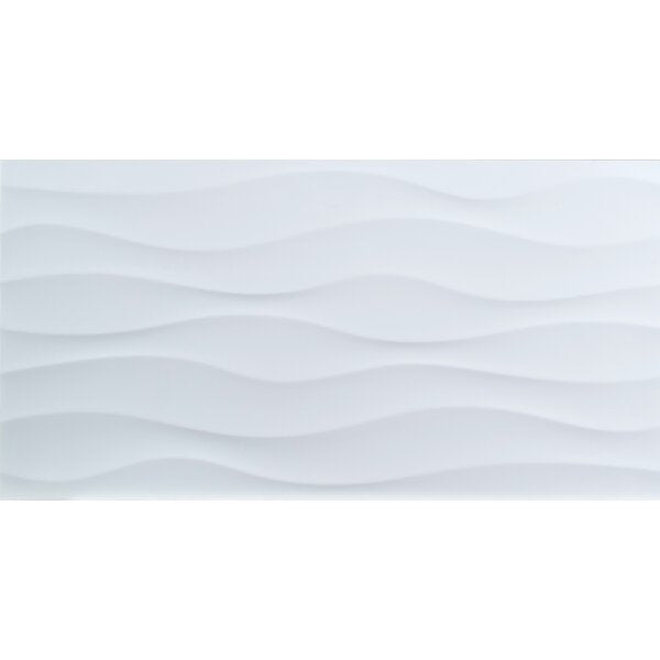 MSI Dymo Wavy White Glossy Ceramic Tile | Lowest Price — Stone & Tile ...