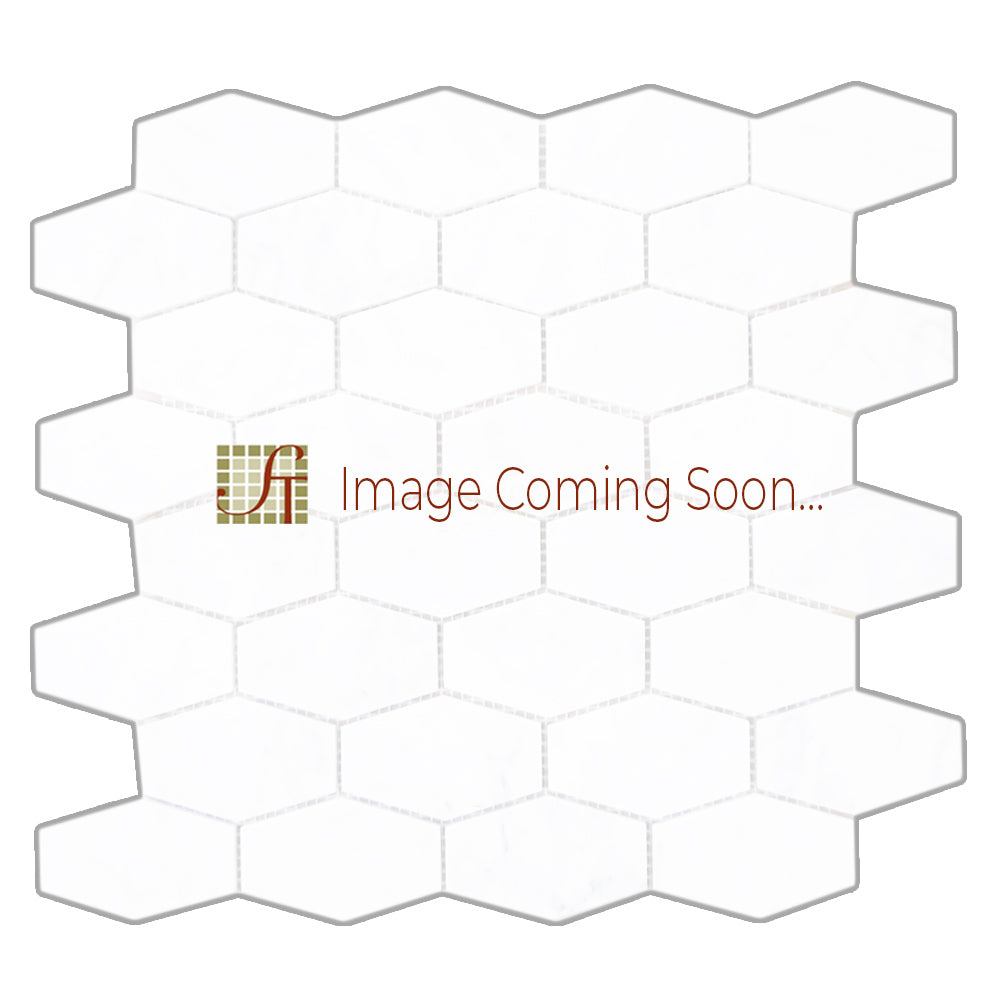Daltile Marble M190 First Snow Elegance Honed Marble Mosaic — Stone ...