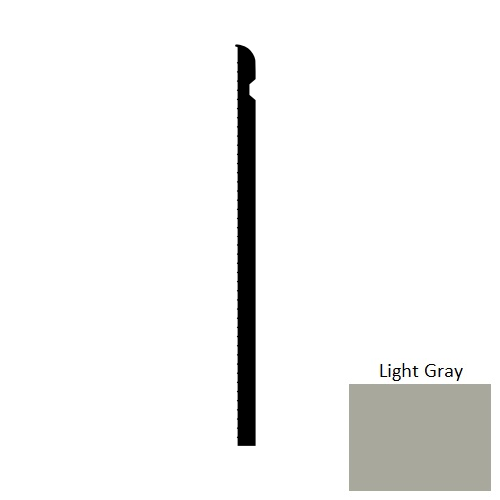 Flexco Base Sculptures 025 Light Gray Escalate SCE Rubber Wall Base ...