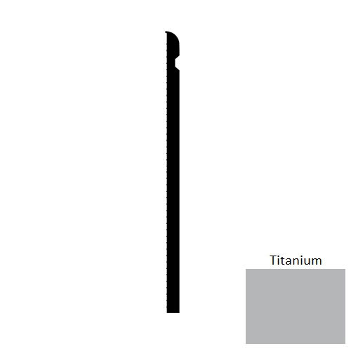 Flexco Base Sculptures 091 Titanium Escalate SCE Rubber Wall Base ...