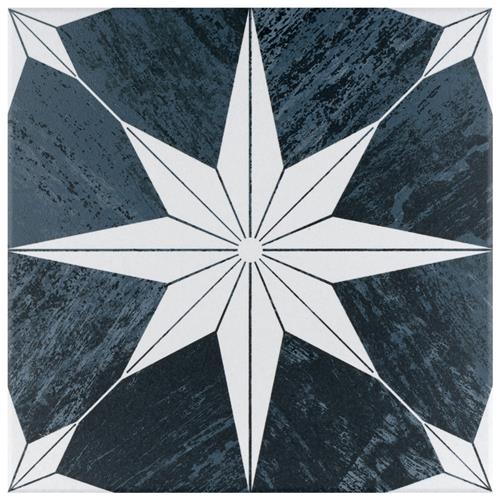 Somer Tile Cassis Stella Black Night Mixed Porcelain Tile — Stone ...