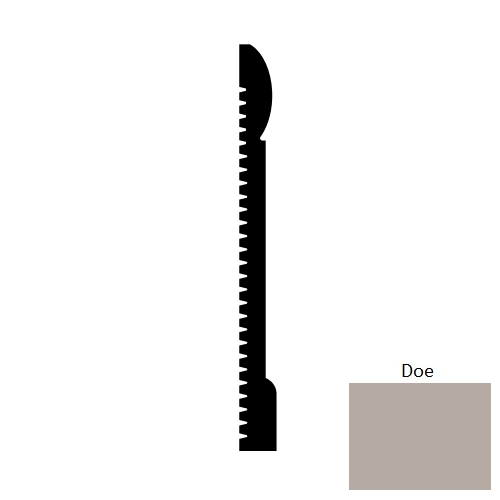 Flexco Base Sculptures 033 Doe Fascinate SCF Rubber Wall Base — Stone ...