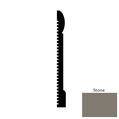 Flexco Base Sculptures 024 Stone Fascinate SCF Rubber Wall Base — Stone ...