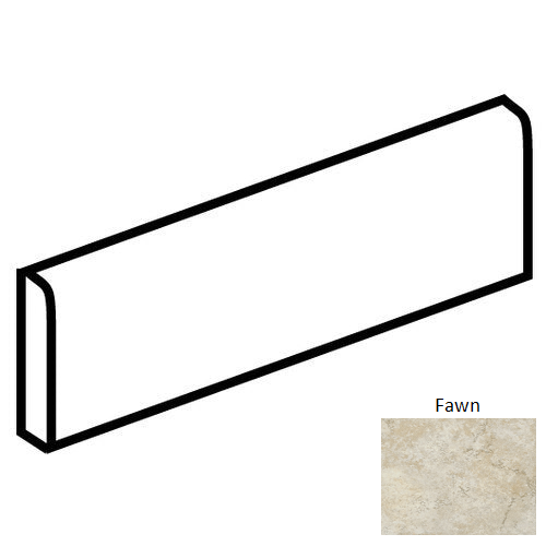 Daltile Core Fundamentals Choice AR02 Fawn Matte Ceramic Bullnose ...