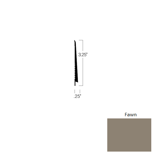 Tarkett Johnsonite 80 Fawn Tightlock Carpet Rubber Base | Lowest Price ...
