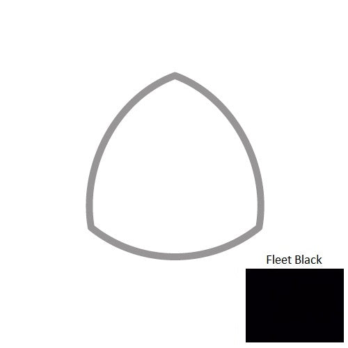 Bedrosians FLB Fleet Black Glossy Liner | Lowest Price — Stone & Tile ...