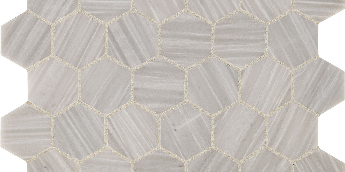 Daltile Fonte M013 Nautical Gray Honed Marble Mosaic | Lowest Price ...
