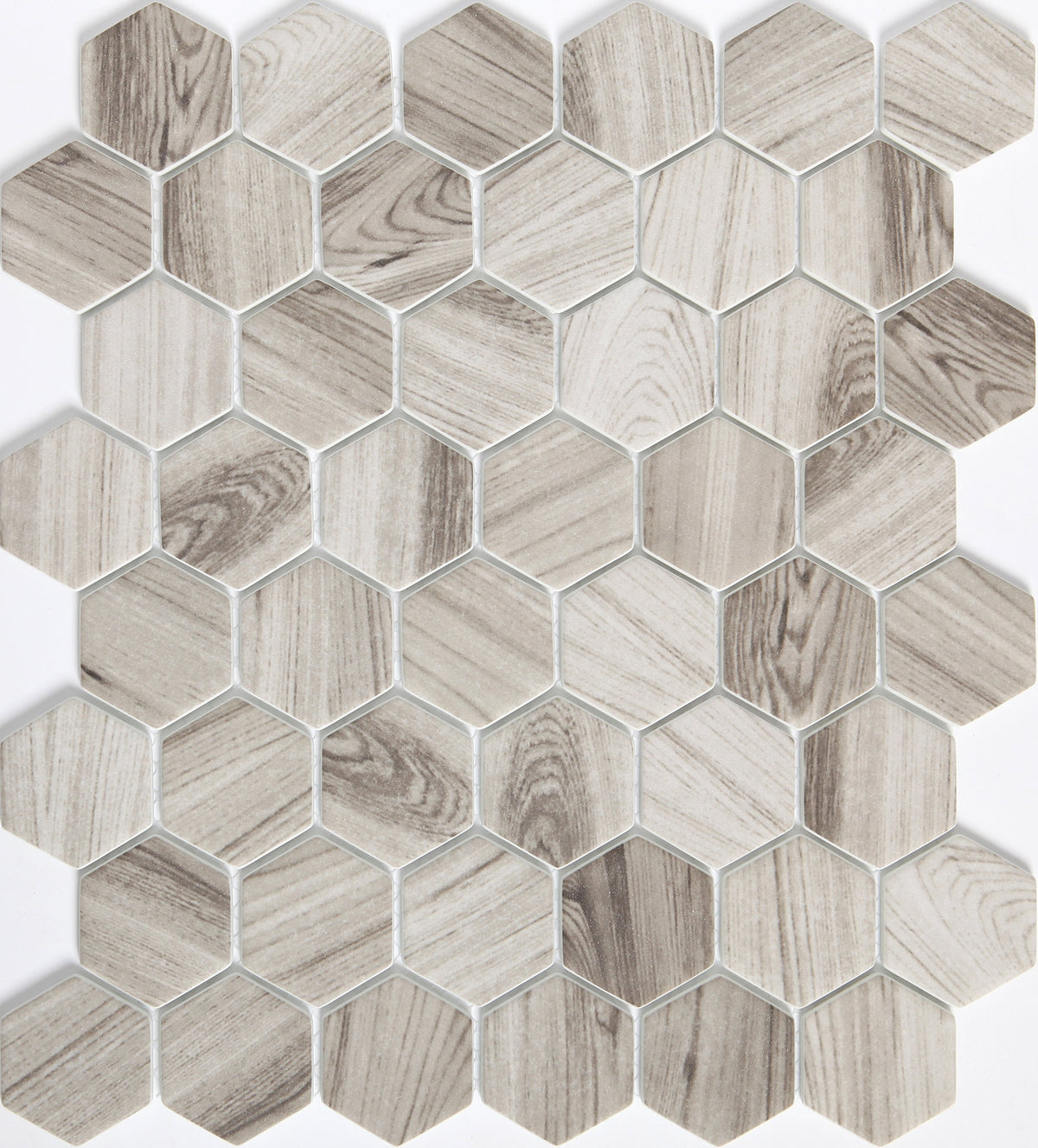 Emser Echo Gray Glossy Glass Mosaic | Lowest Price — Stone & Tile ...