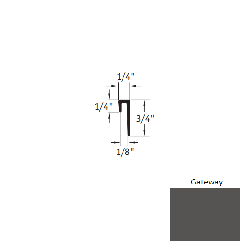 Tarkett Johnsonite TA4 Gateway PVC Square Top Cove Cap | Lowest Price ...