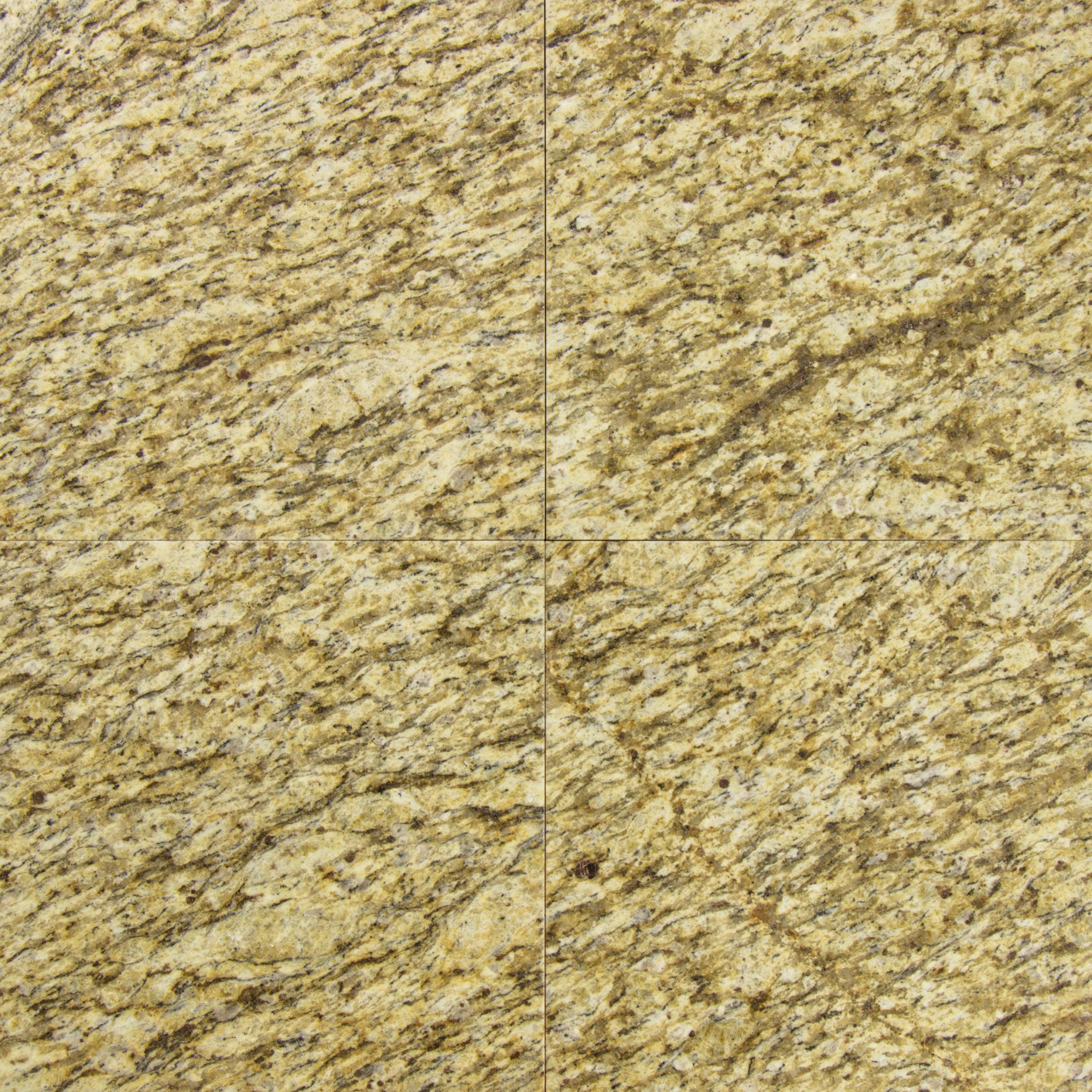 Full Tile Sample - Giallo Ornamental Granite Tile - 12" x 12" Polished ...