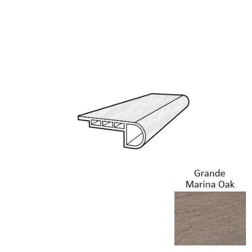 COREtec Plus Premium XL Grande Marina Oak Vinyl Flush Stair Nose ...