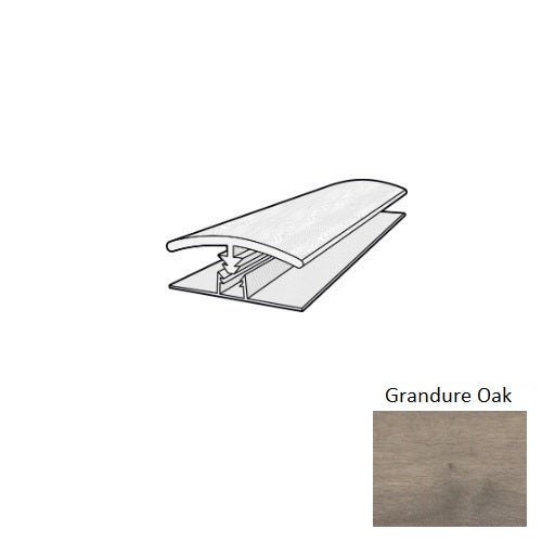 COREtec Plus Premium 9 Inch 02901 Grandure Oak Vinyl T Molding — Stone ...