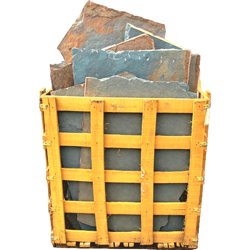 Green Rustic Natural Cleft Face & Back Slate Flagstone — Stone & Tile ...