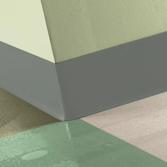 Tarkett Johnsonite VM4 Green Smoke Tightlock Resilient Rubber Base ...