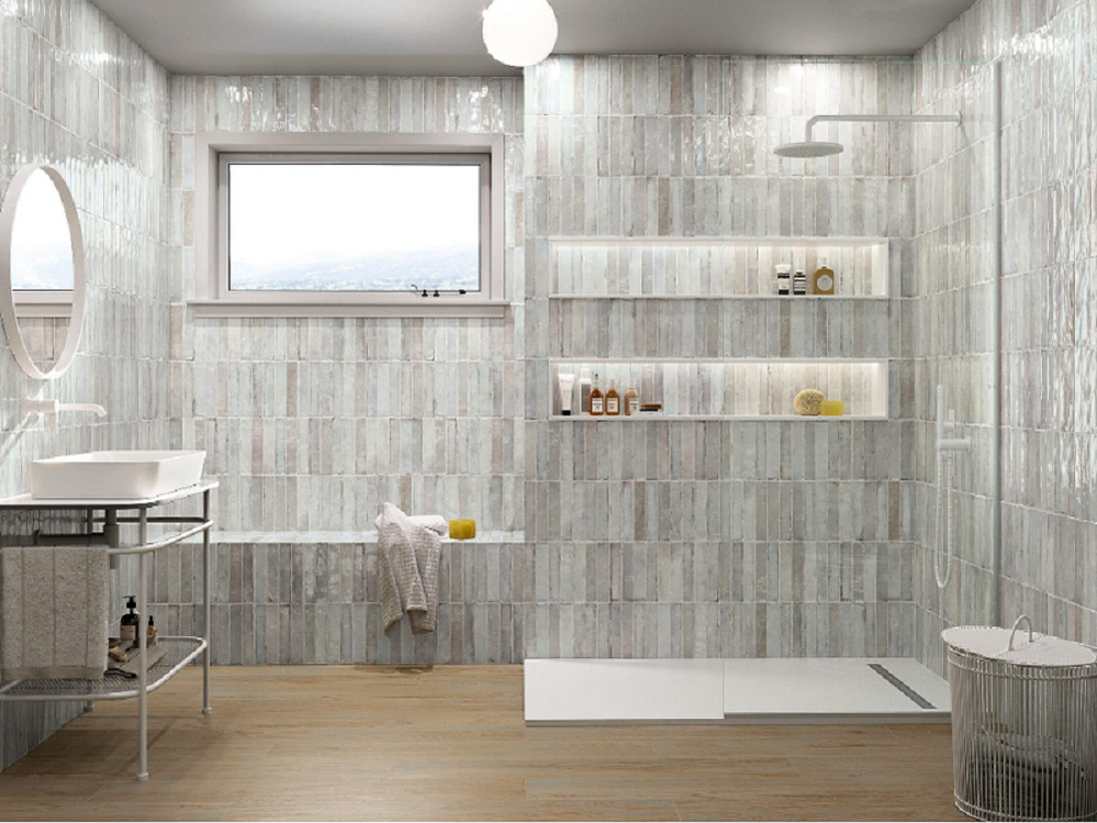 Tesoro Old Savannah Grey Glossy Ceramic Tile | Lowest Price — Stone ...