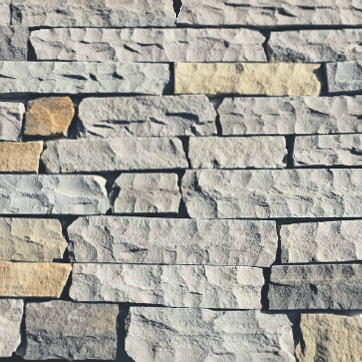 Grey Mist Blend Ledge Natural Cleft Face Sandstone Thin Veneer Flat ...